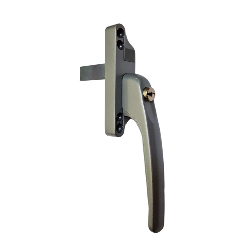 Winlock Odyssey Tongue Drive Espag Window Handle Silver Grey R/H